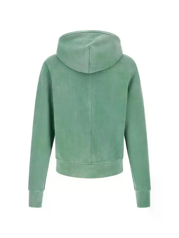 ENTIRE STUDIOS Slim Garment-dyed Zip-up Hoodie