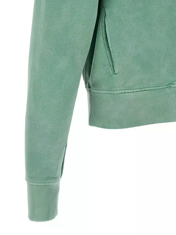 ENTIRE STUDIOS Slim Garment-dyed Zip-up Hoodie