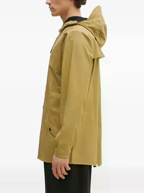 Rains Hooded Coat - Neutrals
