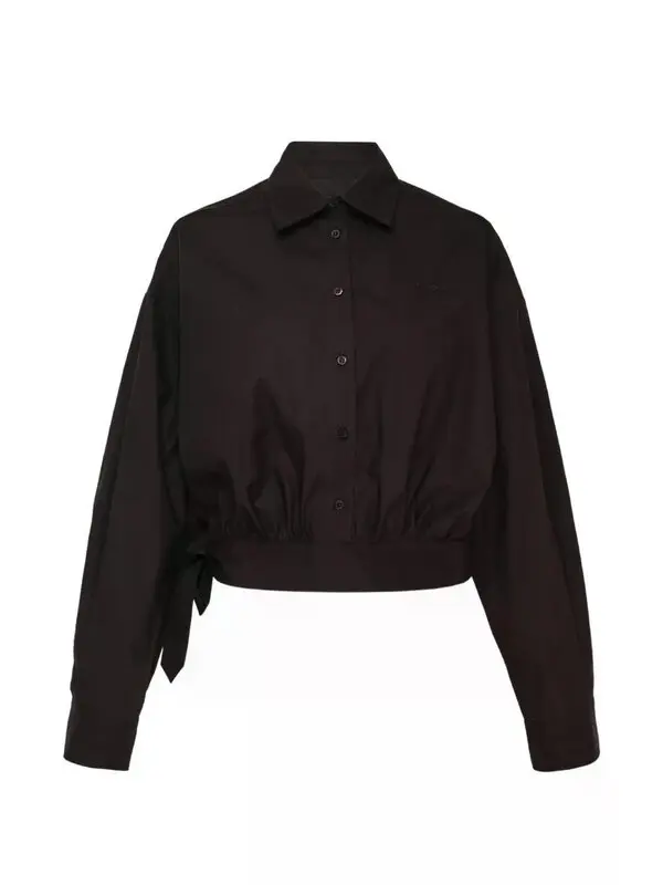 MSGM Embellished Cropped Blouse