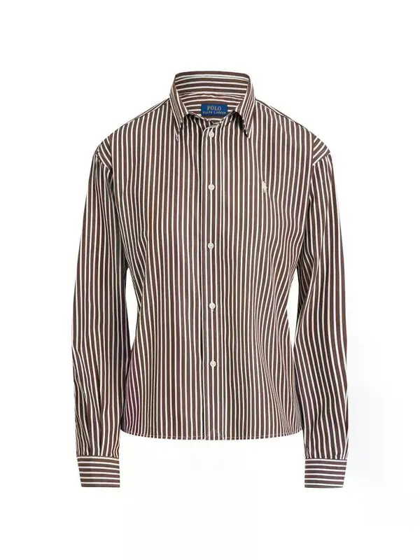 Polo Ralph Lauren Striped Embroidered-logo Shirt