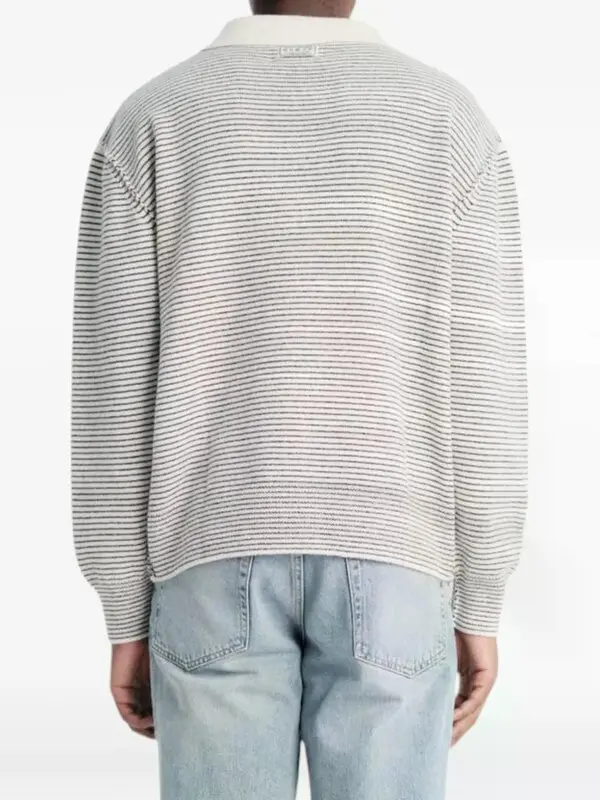 MFPEN Charming Striped Wool Sweatshirt - Neutrals