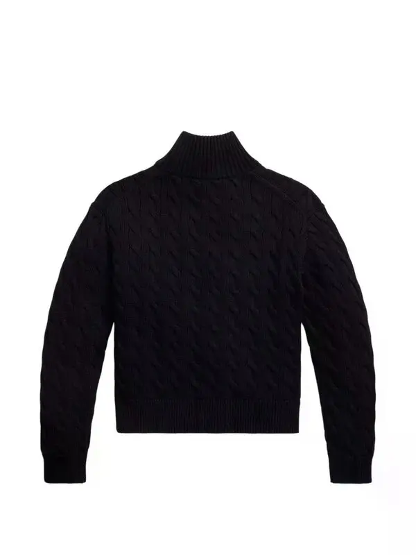Polo Ralph Lauren Cable-knit Quarter-zip Sweater