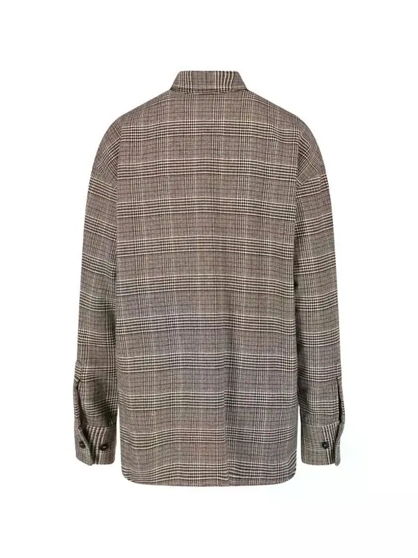Ermanno Scervino Check Patterned Shirt - Brown