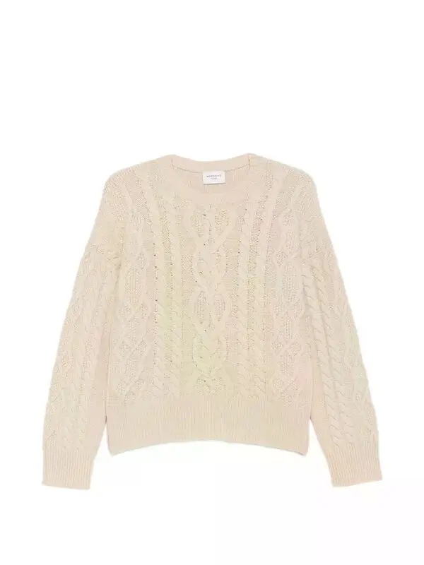 Max Mara Alben Cable-knit Wool Sweater