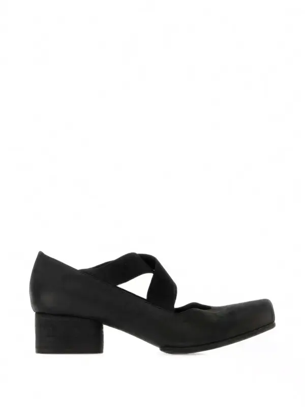 UMA WANG Cross-strap Leather Pumps