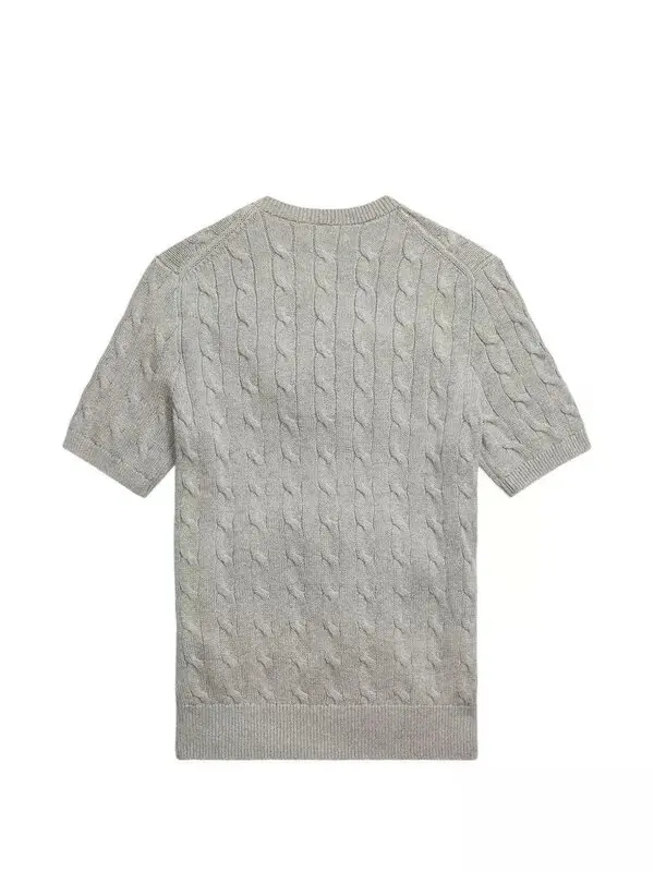 Polo Ralph Lauren Cable-knit Short-sleeve T-shirt