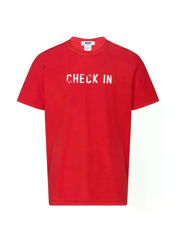 MSGM Double-face Reversible T-shirt