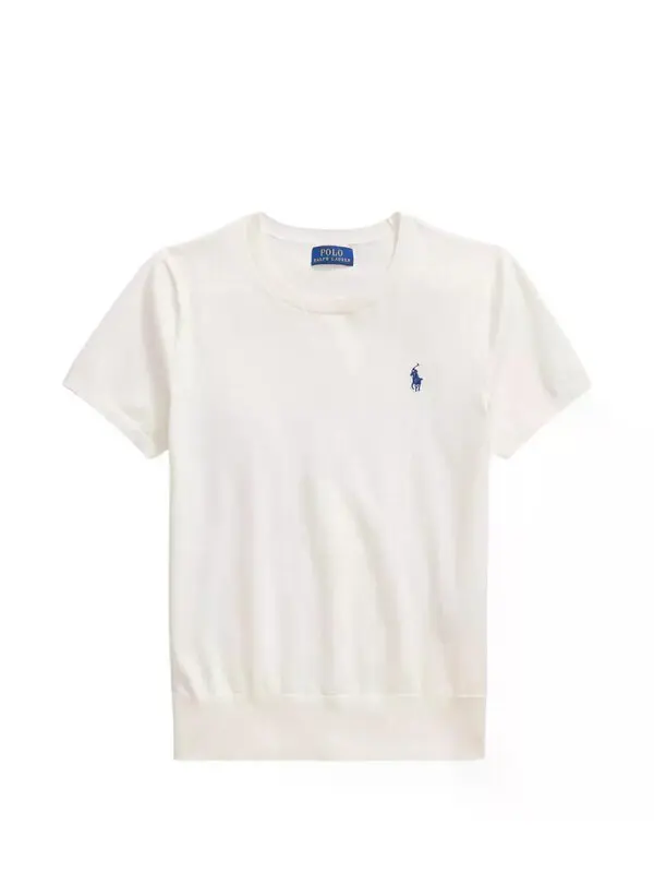 Polo Ralph Lauren Logo-embroidered Short-sleeve Sweater