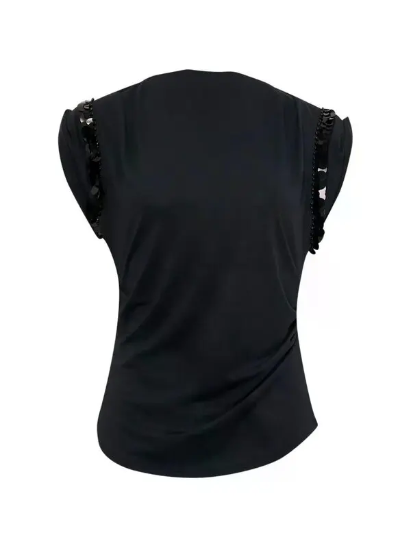 3.1 Phillip Lim Sequin-embellished Ruched T-shirt