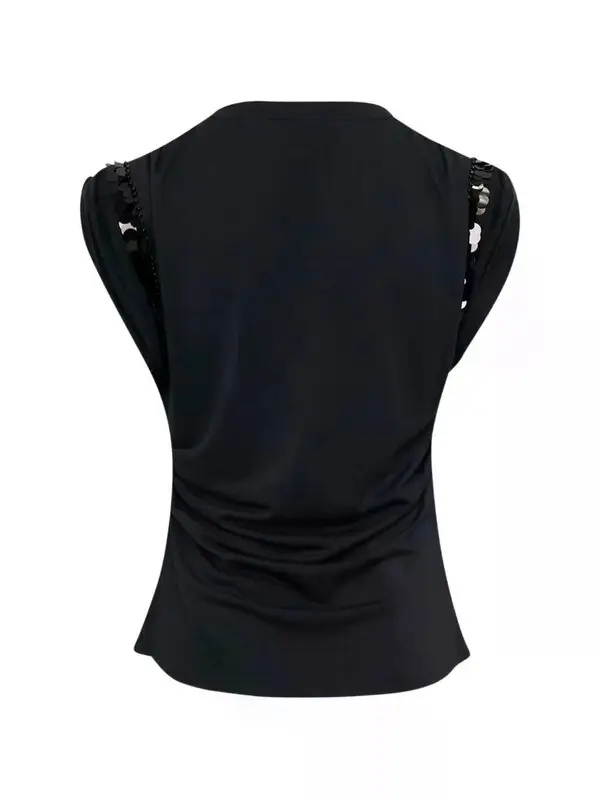 3.1 Phillip Lim Sequin-embellished Ruched T-shirt