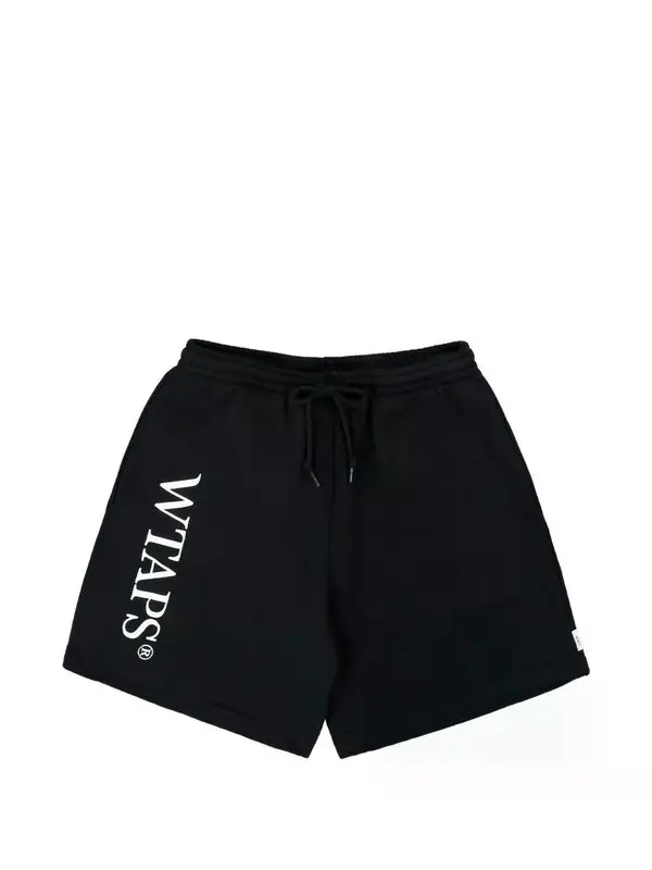 WTAPS Logo-print Drawstring Shorts