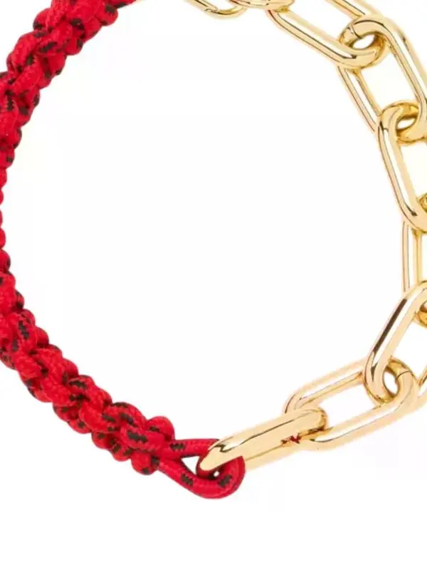 Plan C Braided Chain-link Necklace - Gold