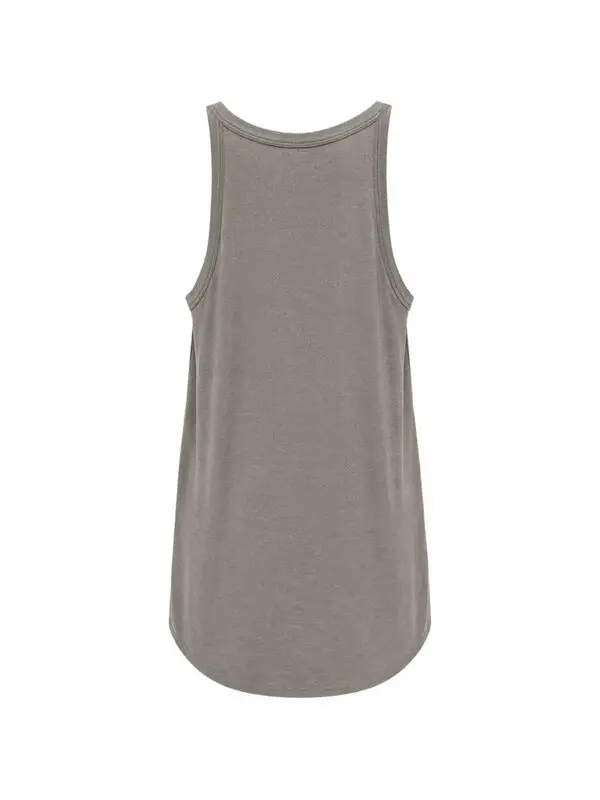 Rick Owens Gigi Ribbed-trim Tank Top - Grey