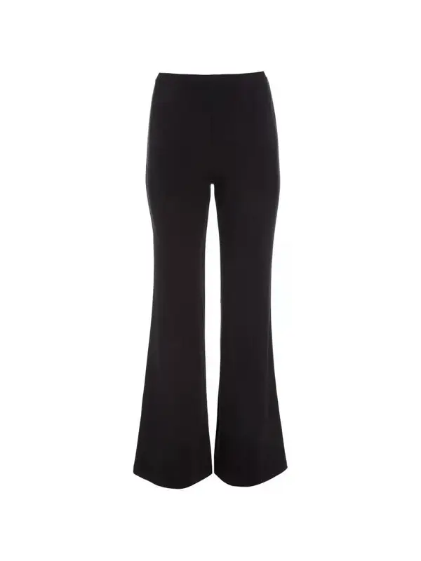 THE PARK Tessa High-waisted Flared Trousers - Black
