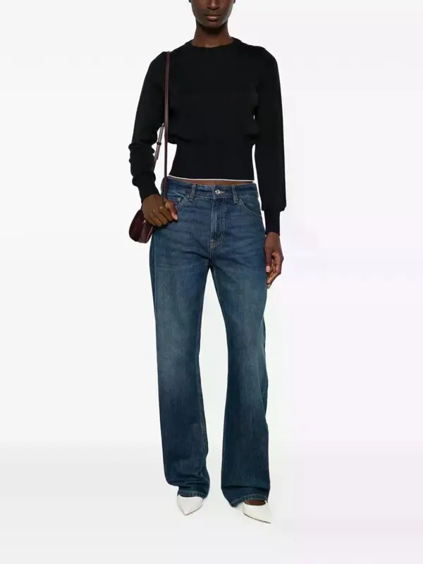 ROBERTO COLLINA Ribbed-waist Sweater
