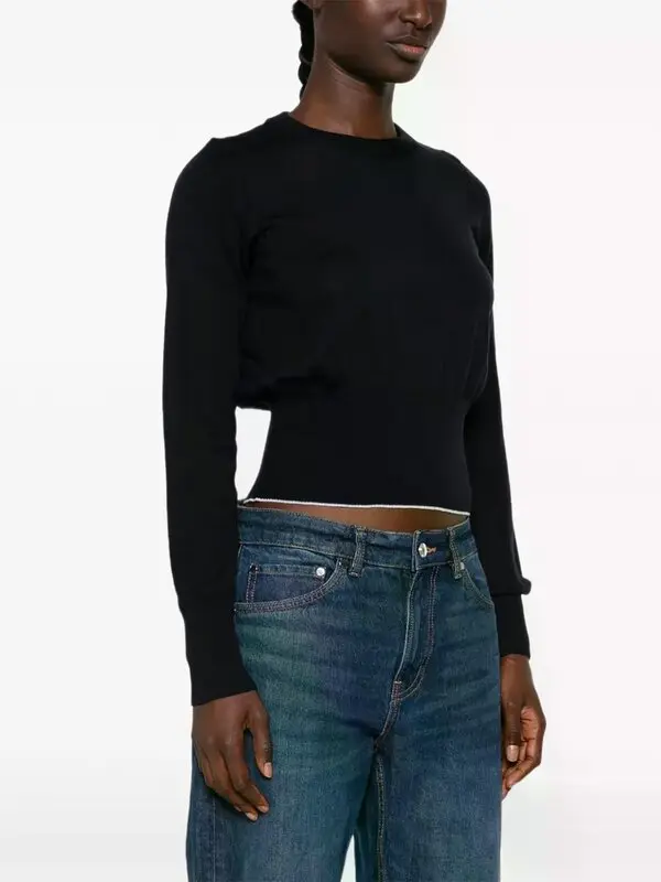 ROBERTO COLLINA Ribbed-waist Sweater