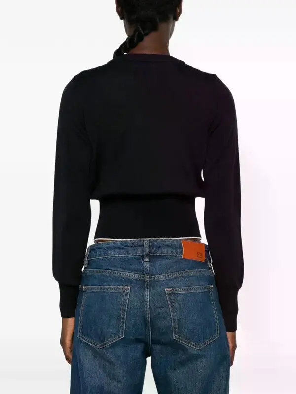 ROBERTO COLLINA Ribbed-waist Sweater