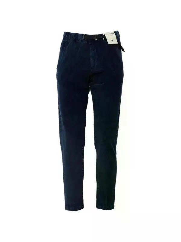 WHITE SAND Belted Corduroy Trousers