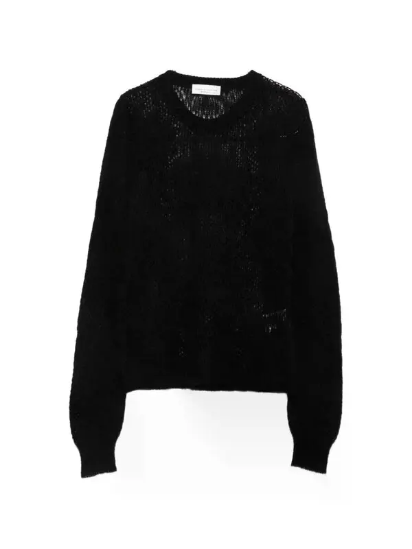 ROBERTO COLLINA Open-knit Sweater - Grey