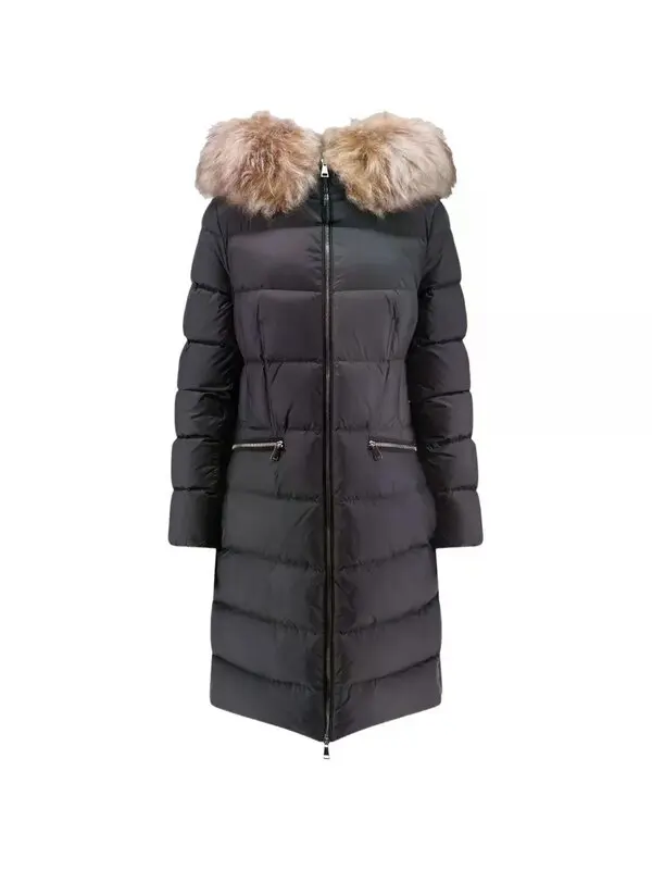 Moncler Boedic Shearling-trim Down Coat