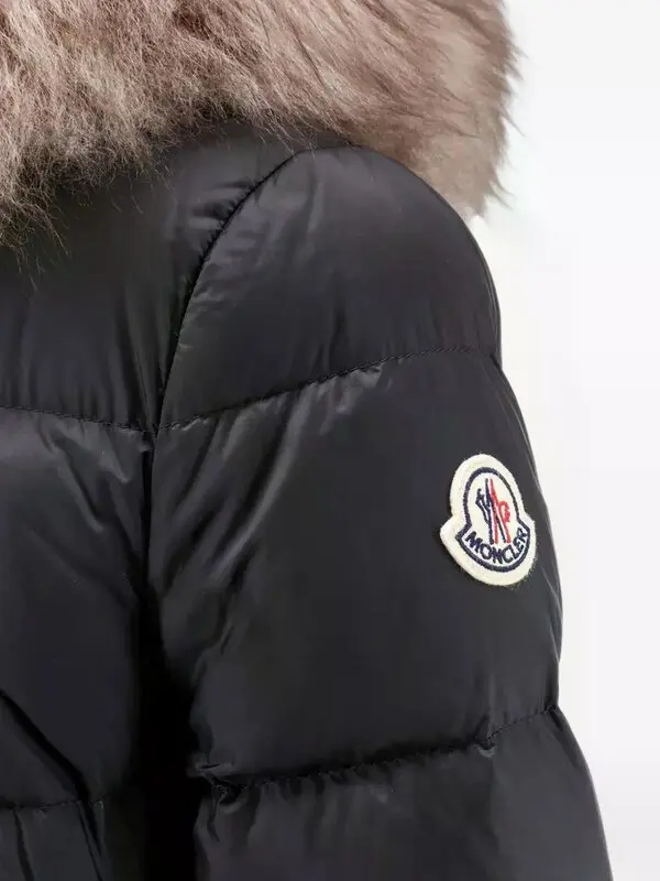 Moncler Boedic Shearling-trim Down Coat