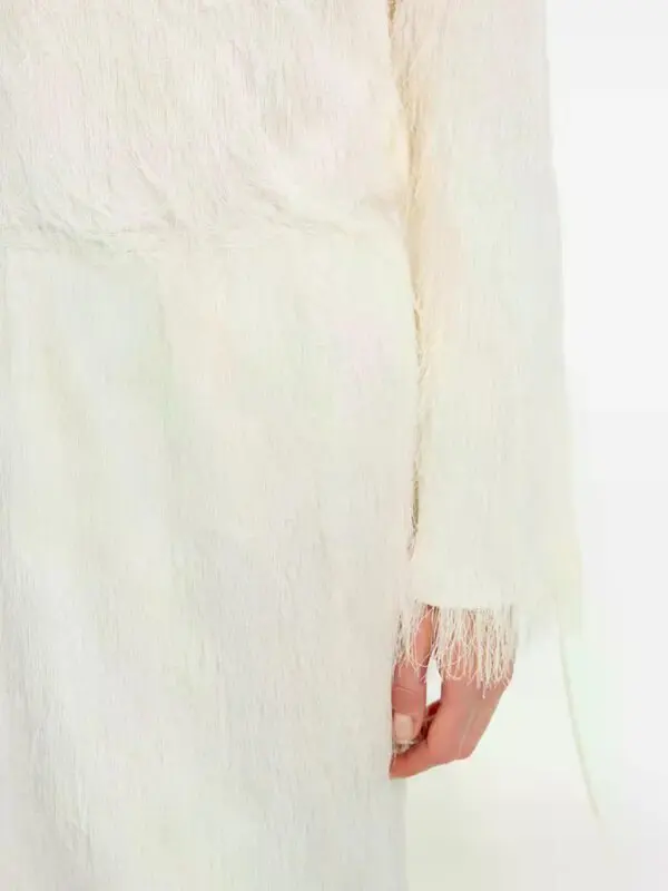 JNBY Fringe-jacquard Midi Skirt