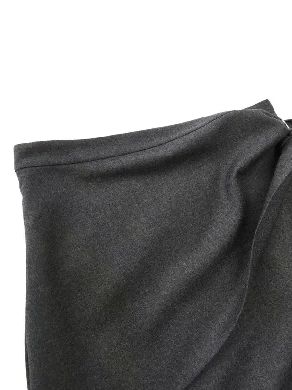 JNBY Asymmetric Belted Midi Skirt
