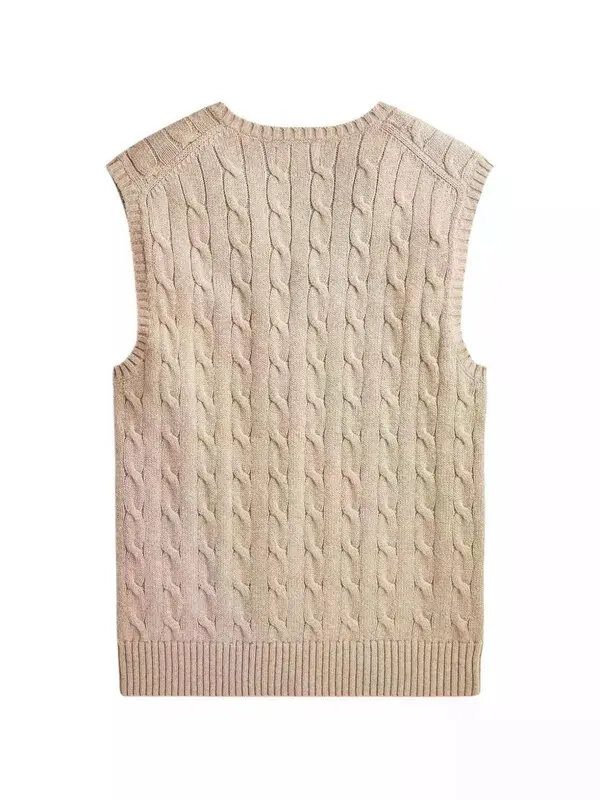 Polo Ralph Lauren Cable-knit V-neck Sweater Vest