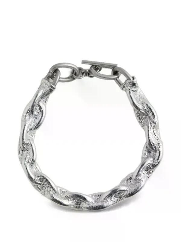 MAISON MARGIELA Link Big Chain Choker - Silver