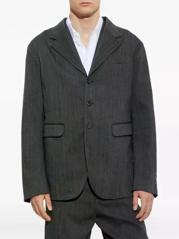 Dsquared2 Osaka Herringbone-pattern Notch-lapels Blazer
