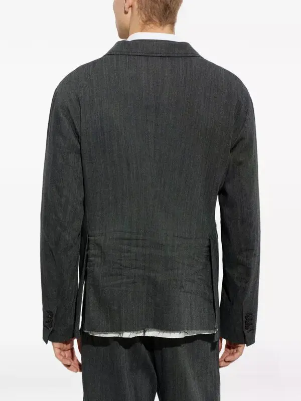 Dsquared2 Osaka Herringbone-pattern Notch-lapels Blazer