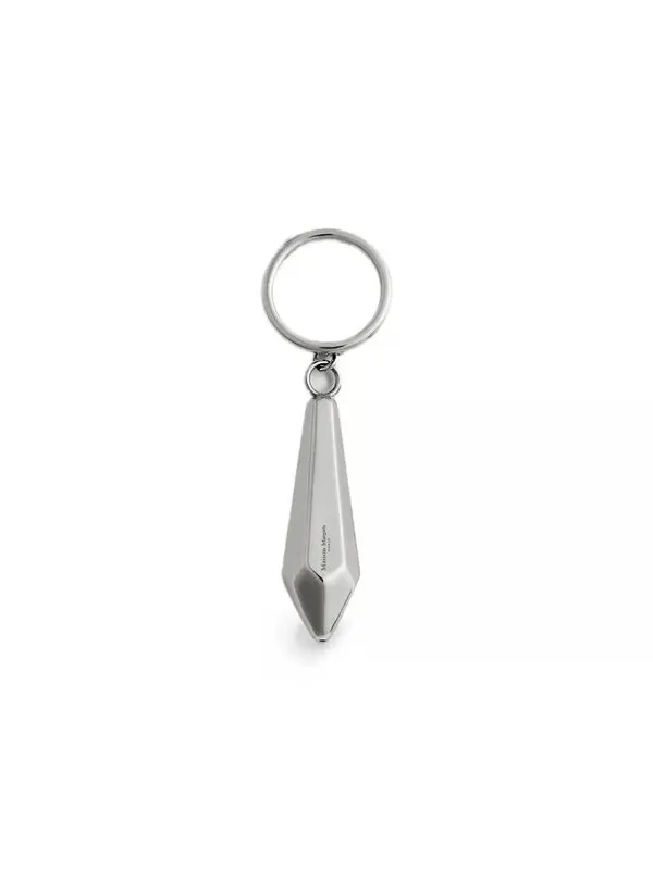 MAISON MARGIELA Logo-detail Pendant Ring - Silver