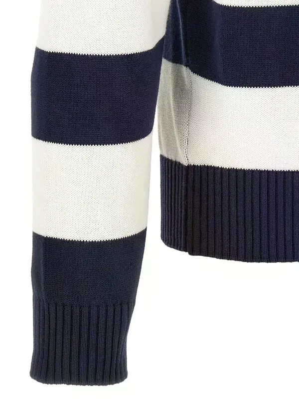Lacoste Striped Polo-collar Long-sleeves Polo Shirt