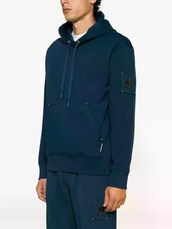 Moose Knuckles Logo-patch Hoodie