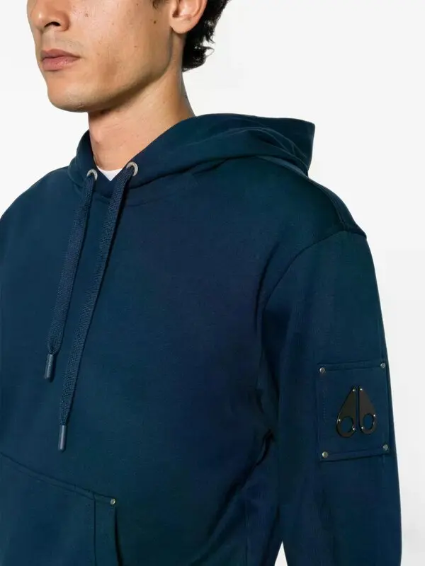 Moose Knuckles Logo-patch Hoodie