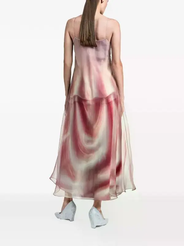 MAISON MARGIELA Porcelain Print Midi Dress