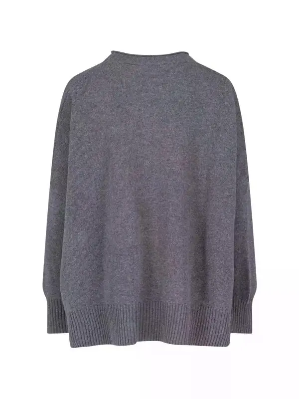 MA'RY'YA Side-slit Pocket-detail Sweater