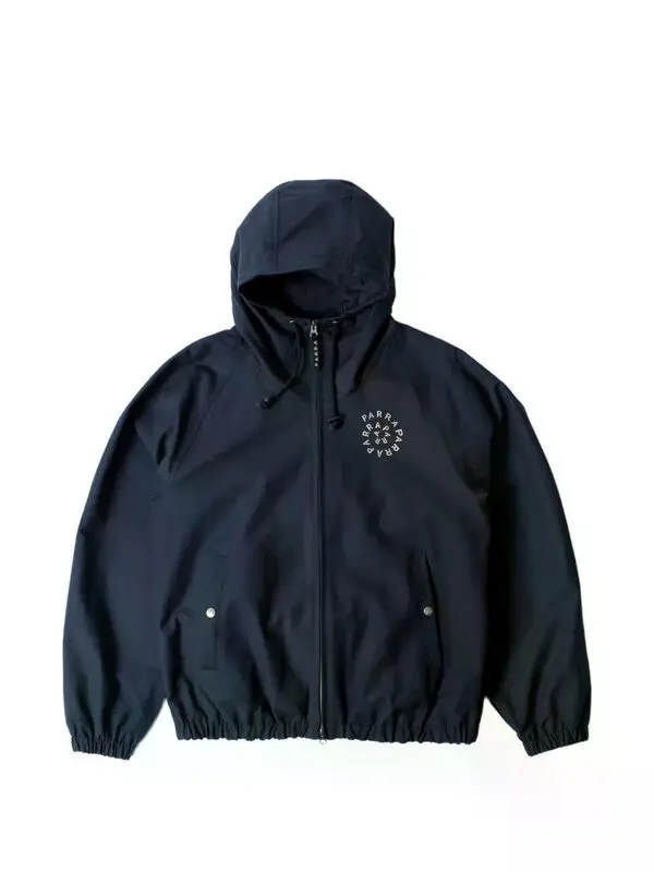 PARRA Circular Logo-print Hooded Coat