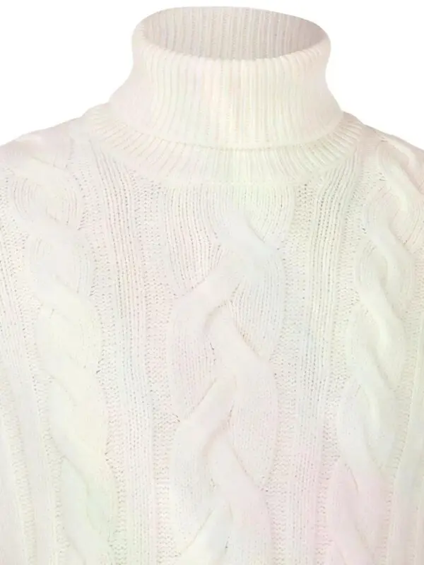 GRAN SASSO Cable-knit Roll-neck Sweater