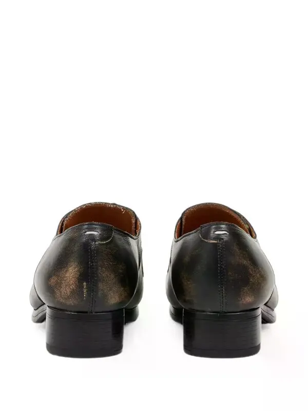 MAISON MARGIELA Distressed-finish Leather Derby Shoes