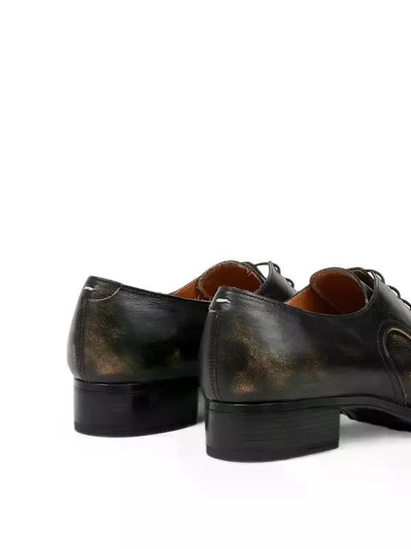MAISON MARGIELA Distressed-finish Leather Derby Shoes