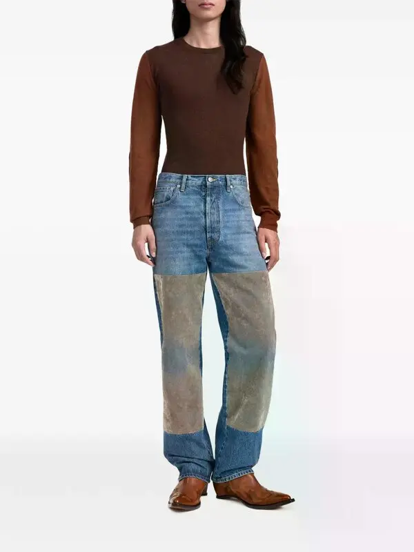 MAISON MARGIELA Flocked-patch Jeans