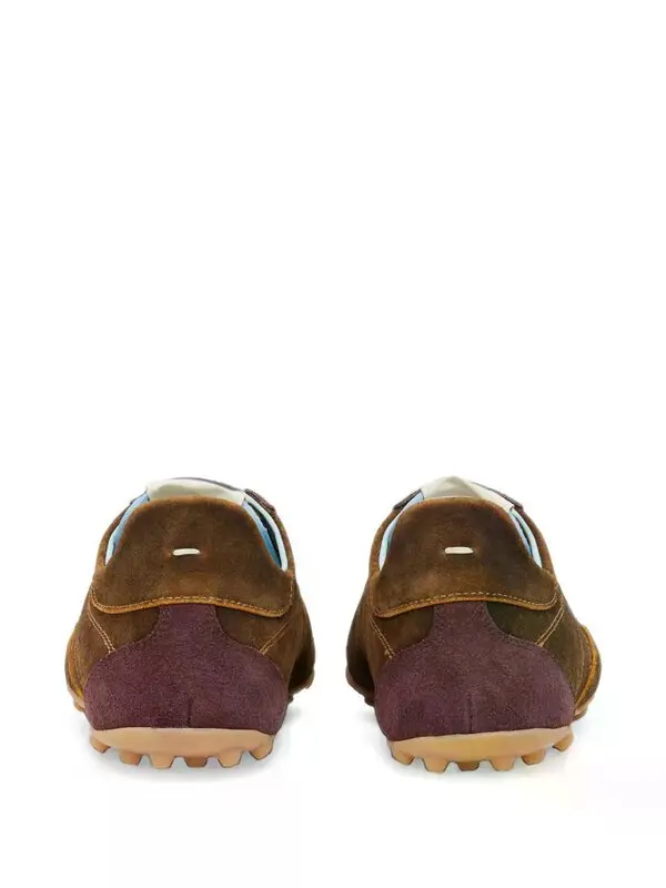 MAISON MARGIELA Sprinters Panelled Leather Sneakers - Brown