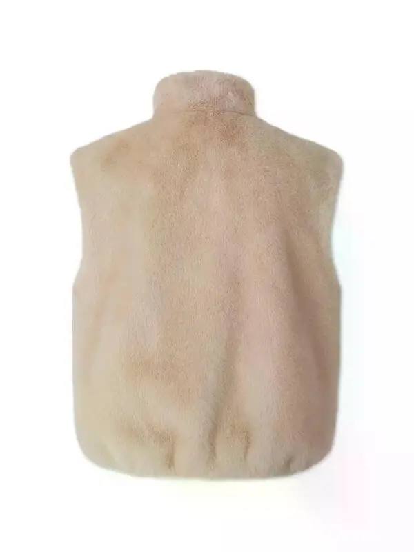 Herno Faux-fur Gilet - White