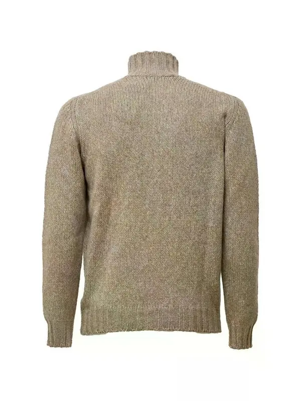Fedeli Chunky-knit High-neck Sweater