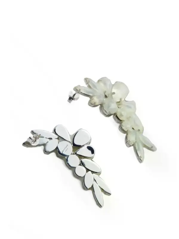 MAISON MARGIELA Engraved-logo Earrings