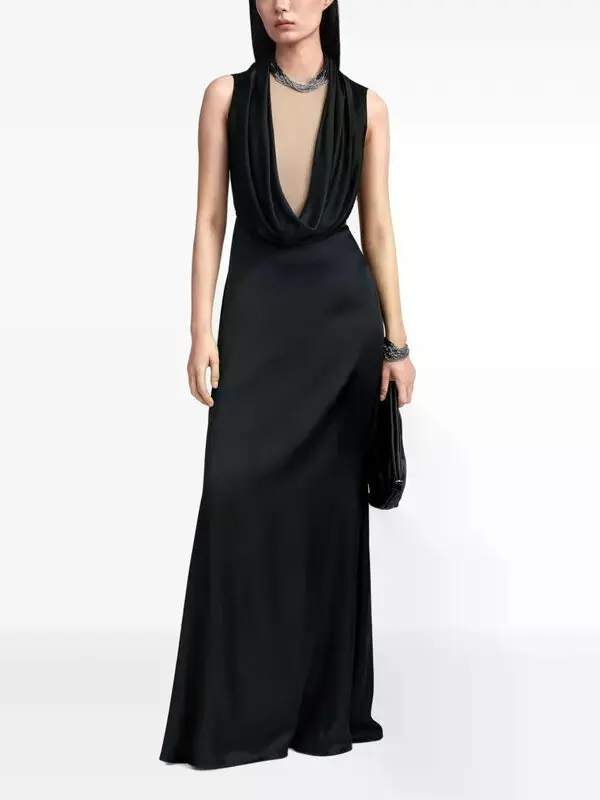 MAISON MARGIELA Cowl-neck Maxi Dress