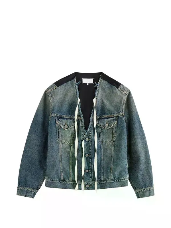 MAISON MARGIELA Bi-material Denim Jacket