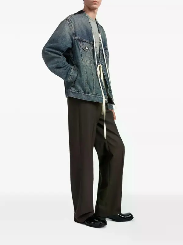 MAISON MARGIELA Bi-material Denim Jacket